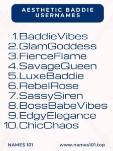 112+ Aesthetic Baddie Usernames [for Roblox, Instagram, TikTok, etc ...