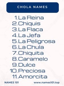 List of 99+ Female Chola Names: Funny, Cute, Cool, etc. - NAMES 101